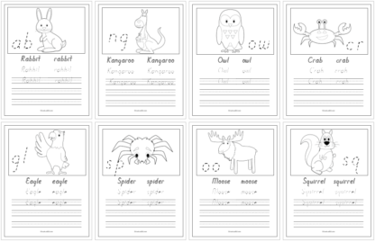 Color Write for Early Learners - Writing and Phonics with Animals ...